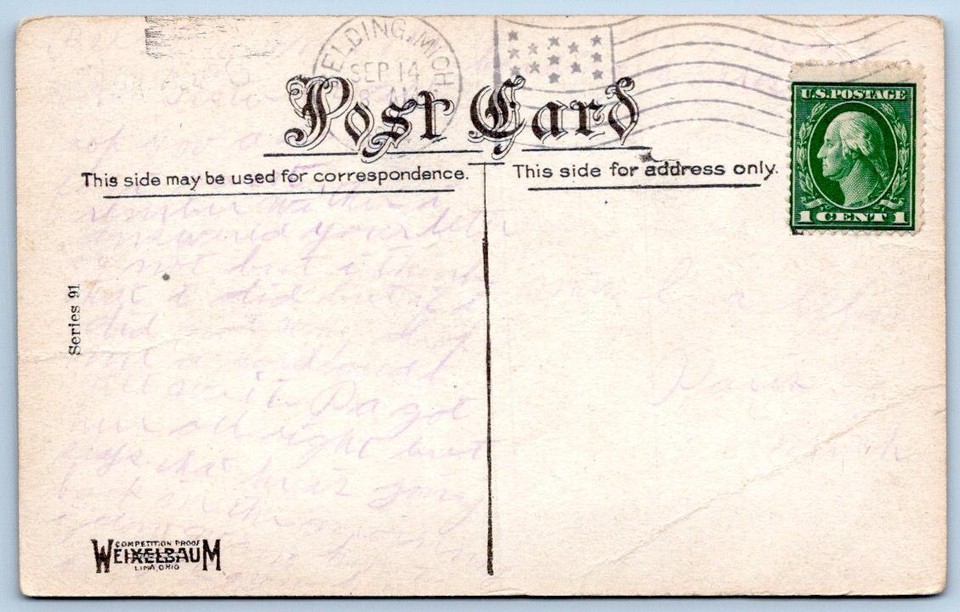 1910's BELDING MICHIGAN THE BELROCKTON HOTEL INN WEIXELBAUM POSTCARD | eBay