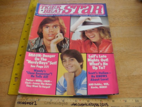 Shaun Cassidy Leif Garret Willie Ames Scott Baio Tiger Beat magazine ...