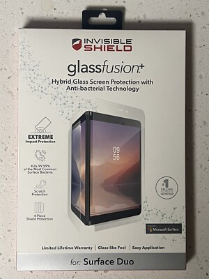 ⚡️InvisibleShield GlassFusion+ for Microsoft Surface Duo Screen ...