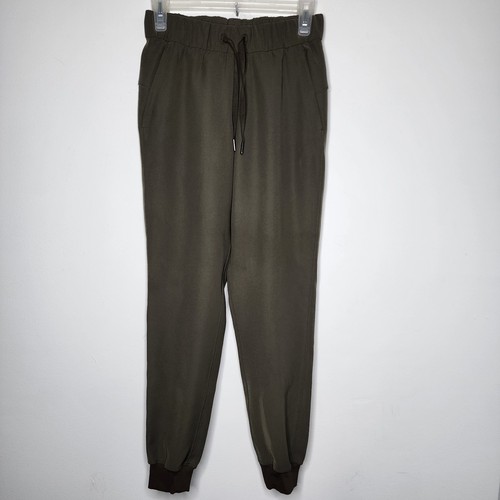 Lululemon On The Fly Jogger Luxtreme Women’s Drawstring Pants Olive ...