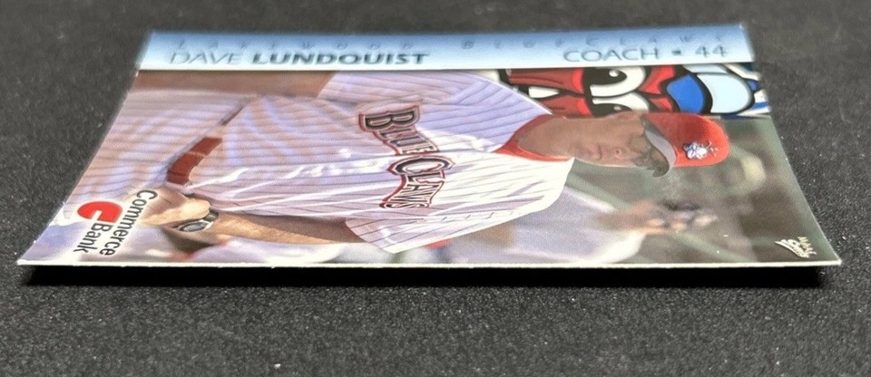 2008 Multi-Ad Sports Dave Lundquist Coach Blue Claws Minor League Card ...