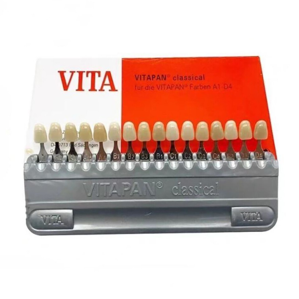 VITAPAN Classical Shade Guide Dental Materials A1-D4 16 Colors Teeth ...
