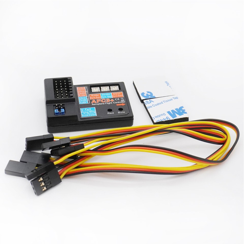 AU* 3-Axis Flight Controller Gyro FC Stabilizers System for RC Airplane ...
