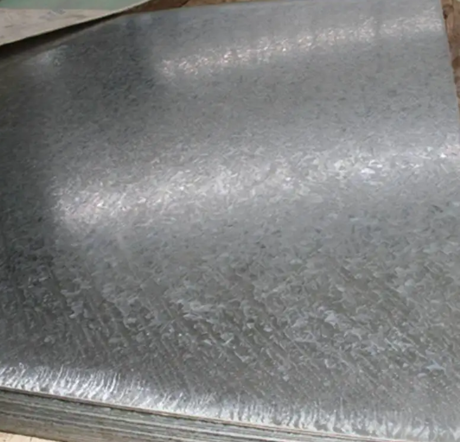 Large Galvanised Steel Metal Sheet Plate Spangle Pattern 2m x 1m 8x4 3m ...