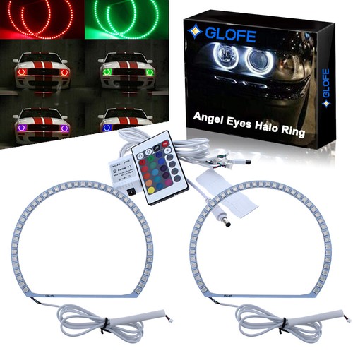 SMD RGB LED Angel Eye Halo Ring For Chevy Camaro 2010-2015 Headlight ...
