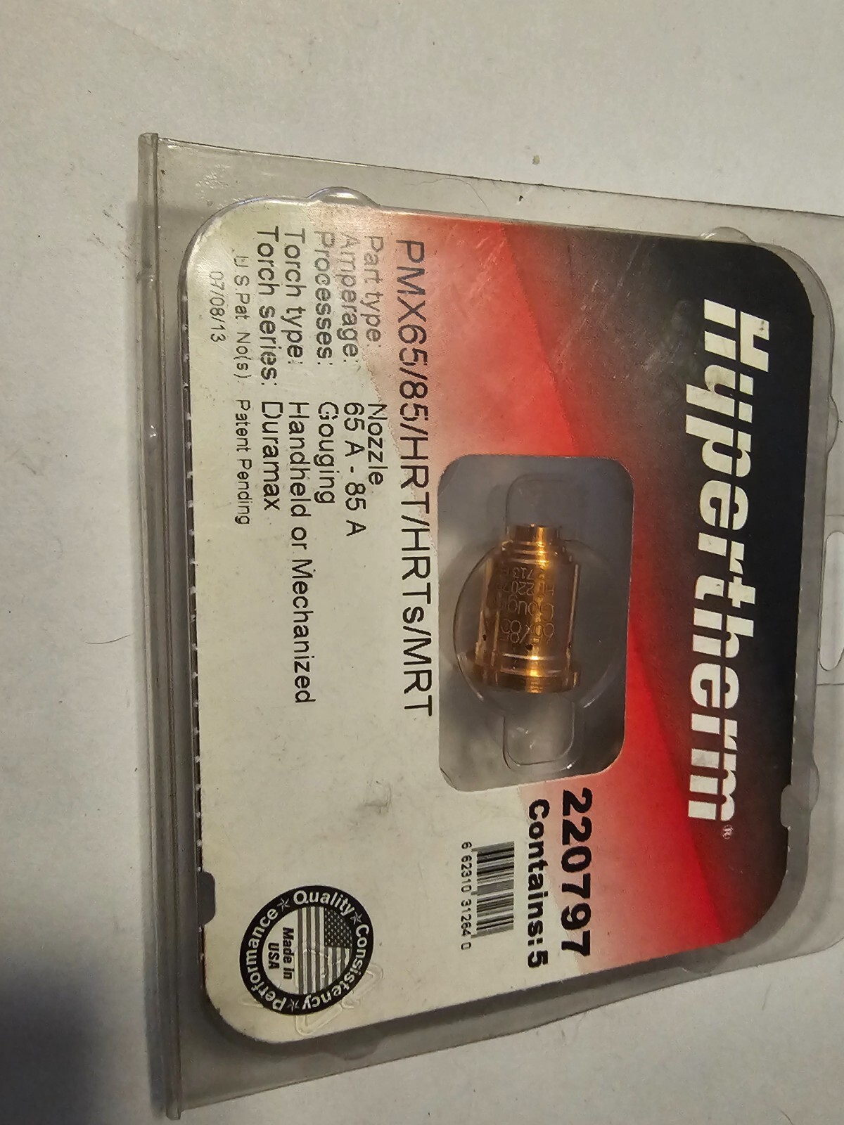 Hypertherm PowerMax 85 Gouging Nozzles 220797 Plasma Cutting Equipment ...