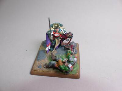 1 Captain (Plastik) - Metall Diorama, Toter Ork - Tom Meier 1990 ...