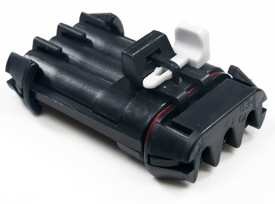 Delphi Metri-Pack 630 Series 3-Conductor Connector w/10-12 AWG, 46amp 3 ...