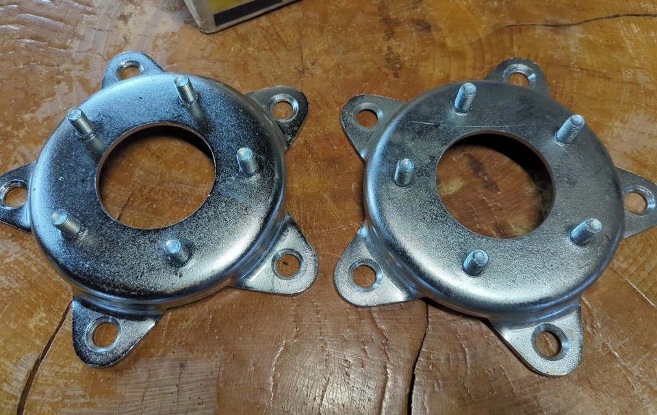 Vtg NOS Set! 2 ROCKET VW Wheel ADAPTERS Spacers 5x7.75" to GM 5x4.75 ...