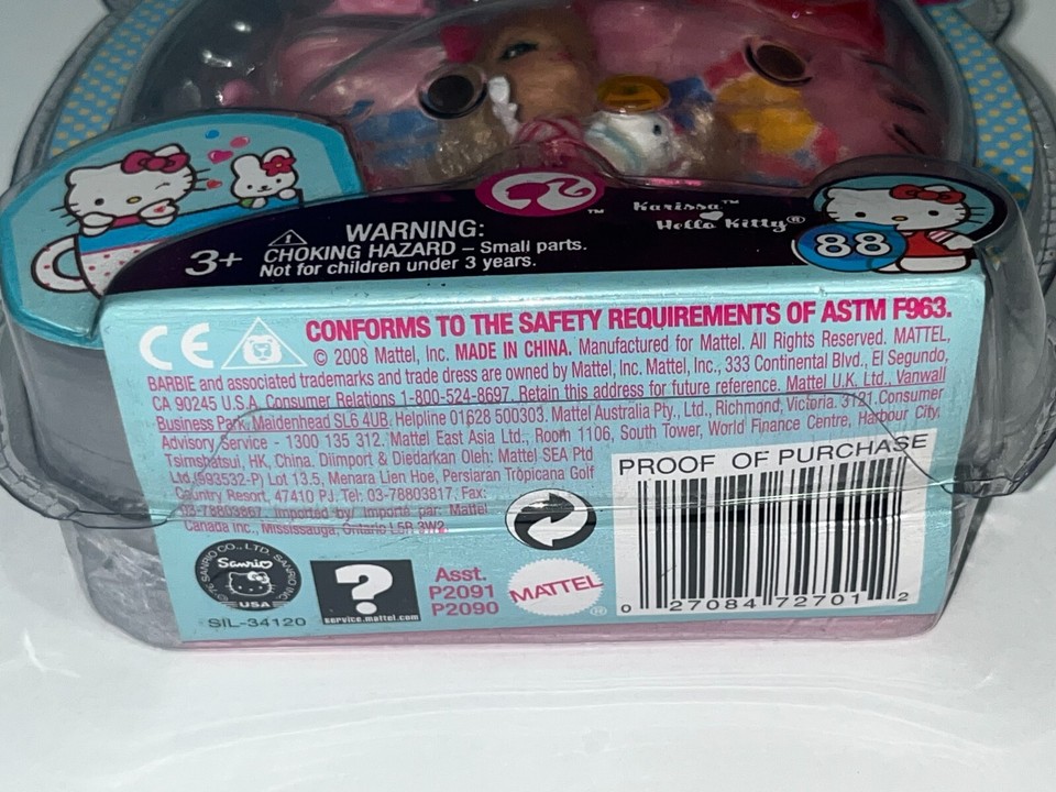 Barbie Peek-a-boo Petites 88 Hello Kitty 2008 Karissa Target Exclusive ...