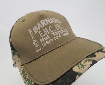 Barnard EMC Inc Hat Cap Hot Tapping Oil Gas Camo Adjustable | eBay