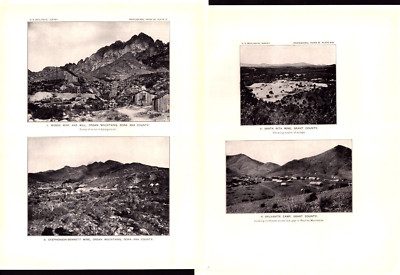 2 NEW MEXICO,SANTA RITA MINE, MODOC, STEPHENSON-BENNETT MINE Antique ...