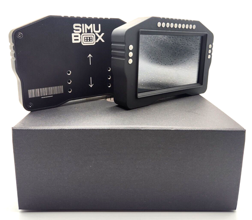 SIMUBOX DDU Sim Racing Dashboard with 16 RGB LED. SIMHUB Compatible ...