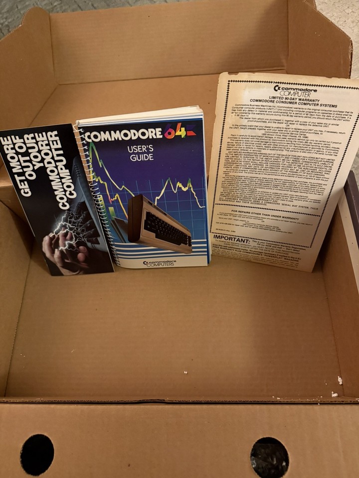 VINTAGE 1992 Commodore 64 C64 Computer System W/ Original Box-Brand New ...