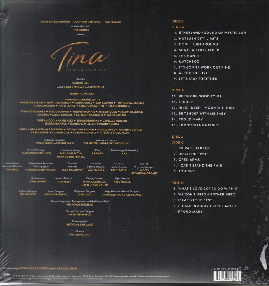 Various Artists Tina - the Tina Turner Musical (Original Cast Recording ...