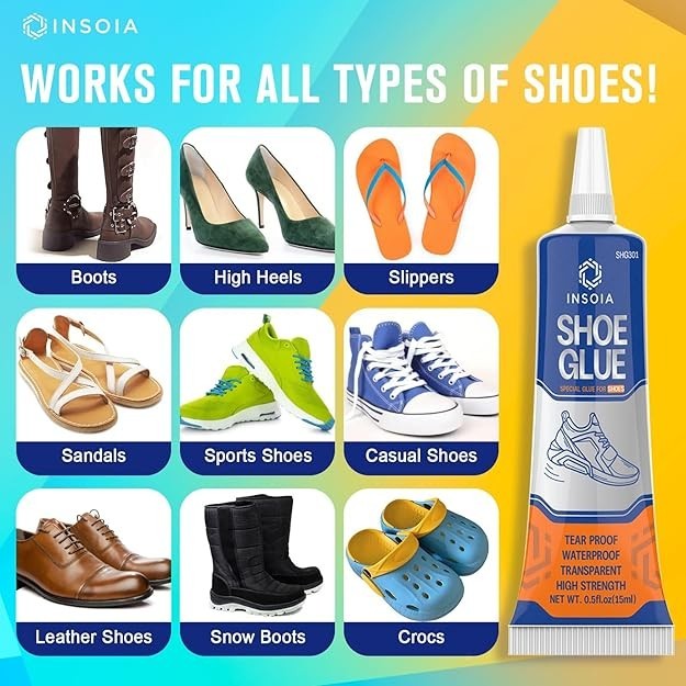 Shoe Glue Sole Repair Kit, Shoe Repair Adhesive, Super Glue for ...