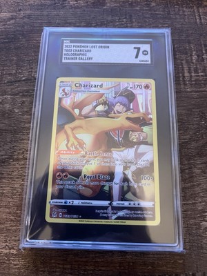 2022 Pokemon Lost Origin TG03 Charizard Holographic Trainer Gallery SGC ...