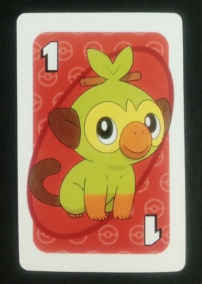 2019 UNO Pokemon Card Red Grookey #1 | eBay Australia