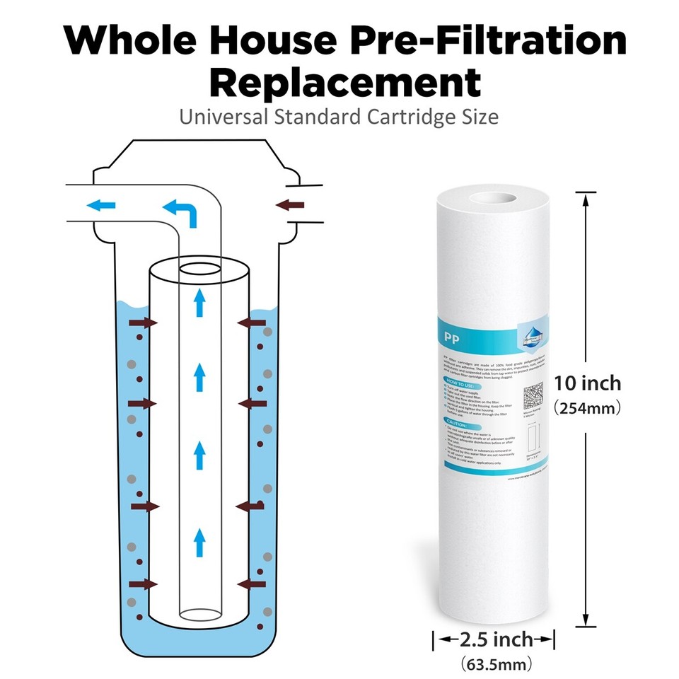 3 Stage Reverse Osmosis System Water Filter Sediment Carbon Block ...