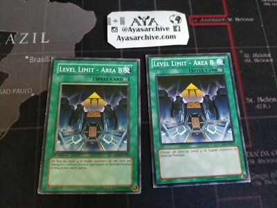 2X LEVEL LIMIT - AREA B - COMMON SD3-EN024 1ST ED, LCYW-EN279 UNLIMITED ...