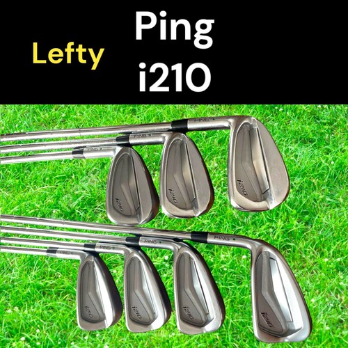 [Lefty / Ping] i210 Green Dot Iron Set 7pcs 4-5-6-7-8-9+W Flex X Dynamic Gold | eBay
