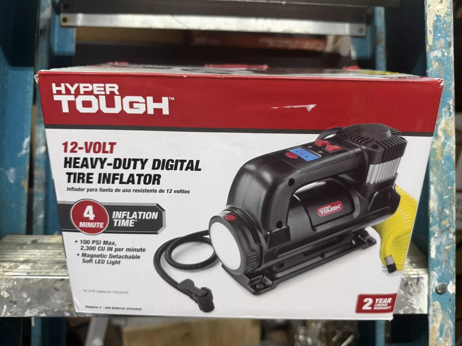 Hyper Tough 120 Volt Analog Pressure Gauge Multipurpose Tire Ball Toy ...