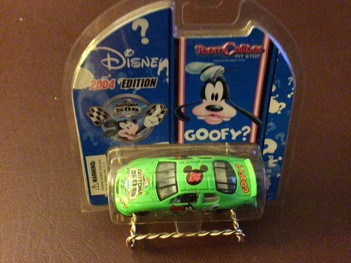 Vintage Disney Race Car Die-cast Goofy Mickey Team Caliber Daytona Race ...