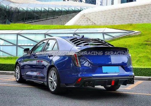 FOR 2020-2022 CADILLAC CT5 V STYLE HIGHKICK DUCKBILL CARBON FIBER TRUNK ...