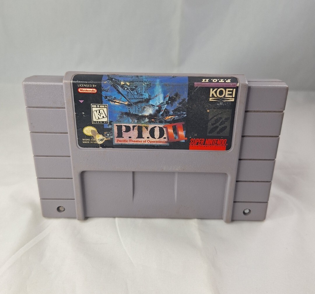 P.T.O. II: Pacific Theater of Operations Super Nintendo - Prix - Photo ...