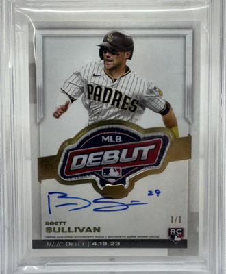 2024 Topps Chrome Update MLB Debut 1/1 Brett Sullivan Rookie Debut ...