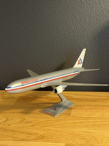 Vintage American Airlines 767-300 Silver Livery Model 1/130 Scale | eBay