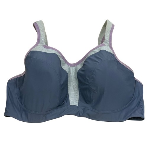 Panache Sport 5021 Underwire Bra 36DDD Blue & Gray | eBay