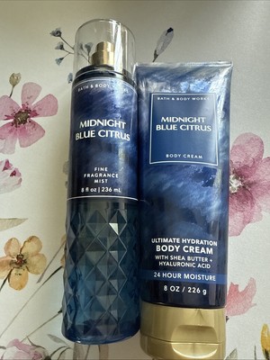Bath & Body Works Midnight Blue Citrus Lot - Fine Fragrance Mist & Body ...