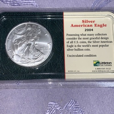 Littleton Coin Company 2004 American Eagle 1 ounce Silver Coin | eBay
