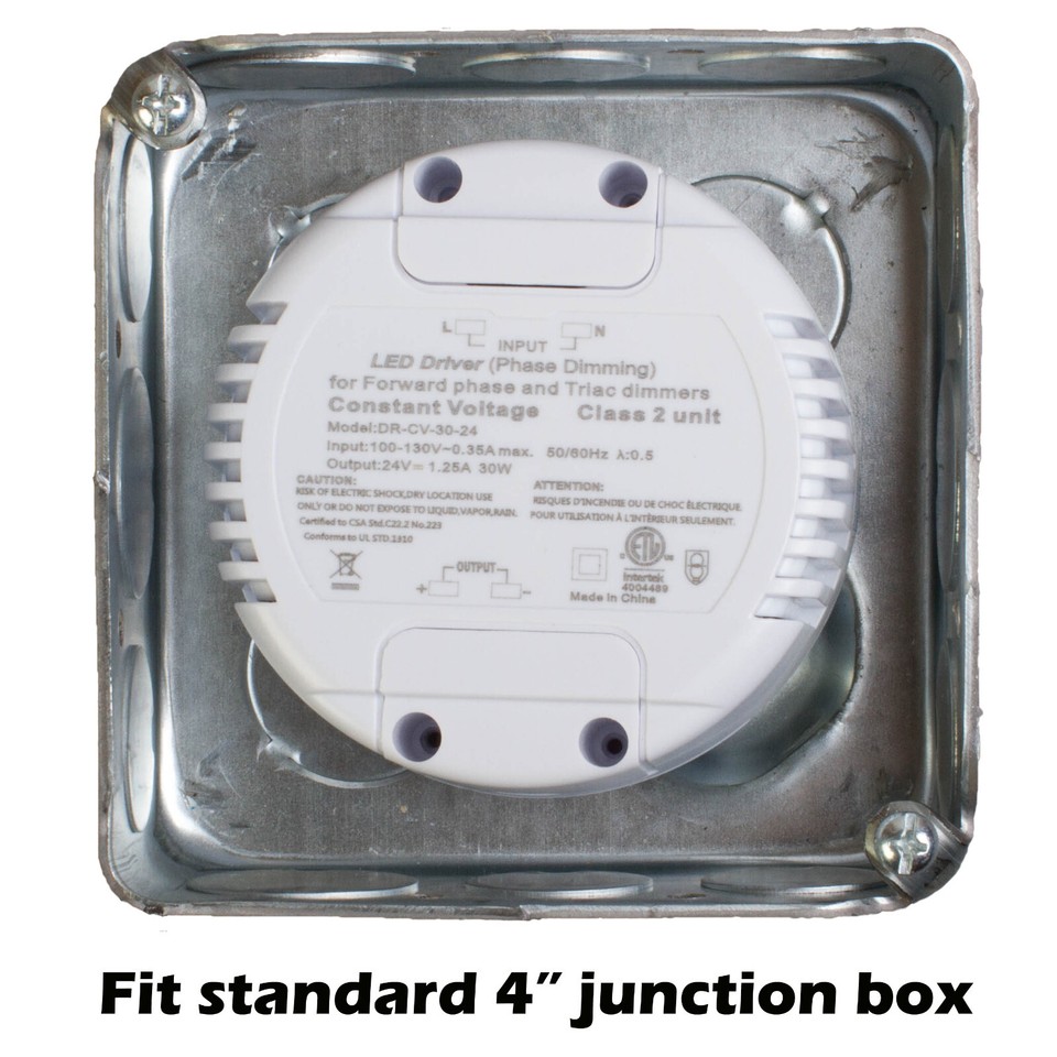 dimmable LED driver 30w 12v 24v power supply for LED strip light Puck ...