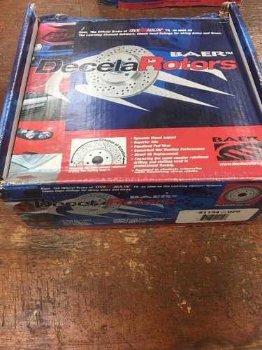 Baer Drilled Slotted Brake Rotors 31134-020 Rear Infinity Nissan | eBay