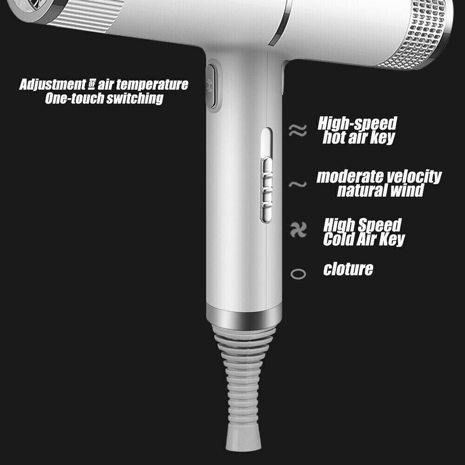 2500W Hair Dryer Blower Professional Negative Ionic Blow Fan Styler ...