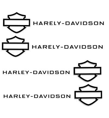 Harley Davidson Tank Decals Stickers Dyna Sportster 448 883 Street ...