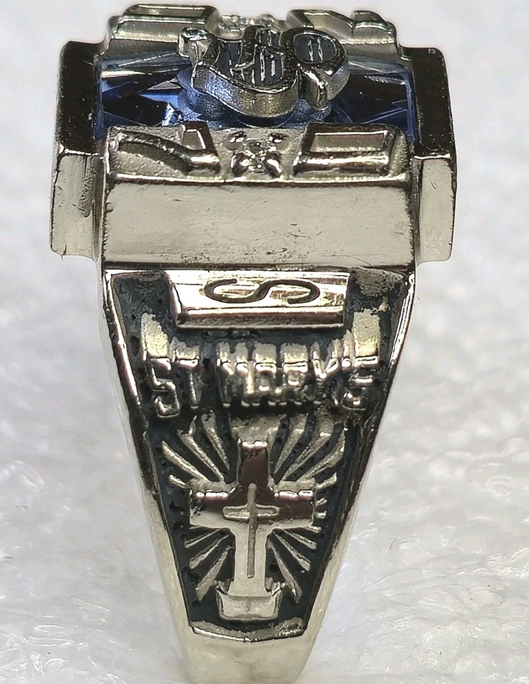 10K White Gold Class Ring 6.25 Gram's,Size-6, School St. Mary ...