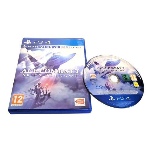 PS4 Ace Combat 7 Skies Unknown VR Compatible Fighter Jets Aircraft MINT ...