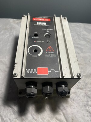 GRAHAM 1HP TRANSMISSIONS DC MOTOR CONTROLLER CYCLETROL 150 240V VOLTS ...