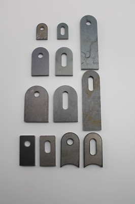 Anschweißlasche mit Lochung Stahl roh -Metall Halter Eisen Loch Halter ...