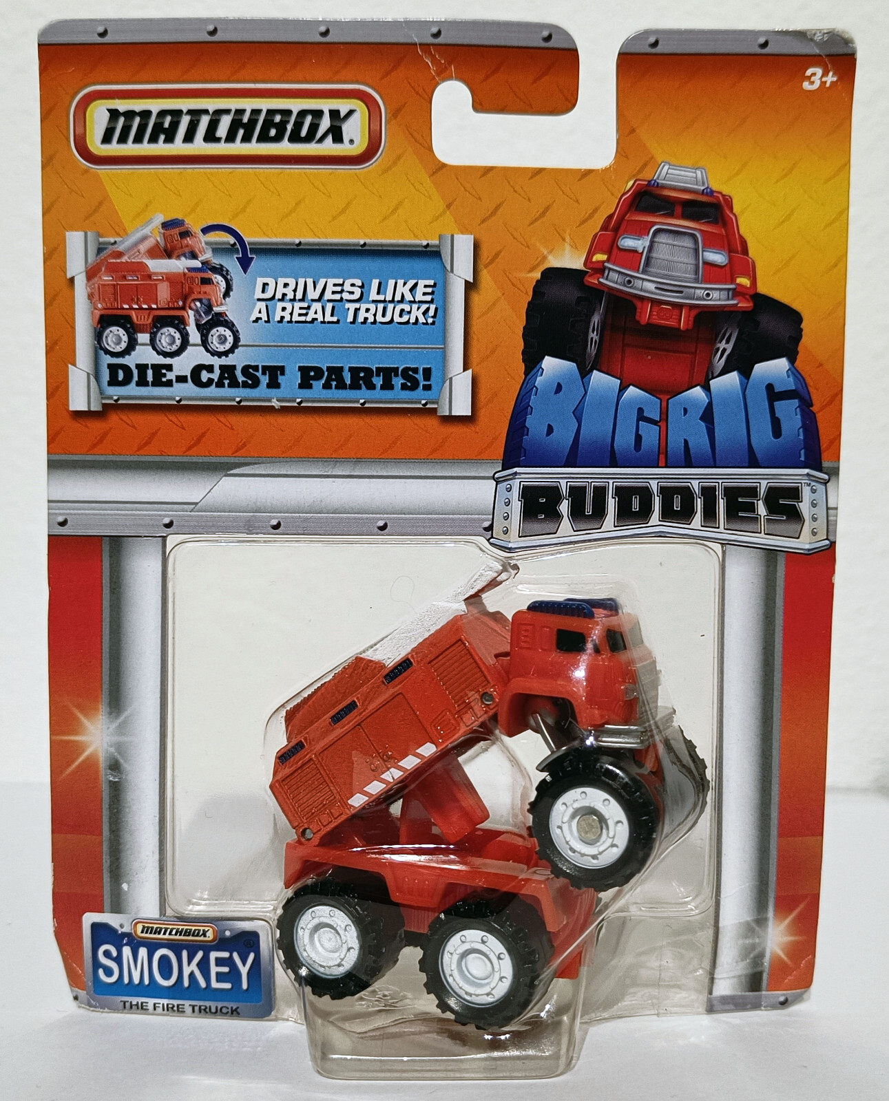 Matchbox - Big Rig Buddies - Smokey, the Fire Truck - Die-Cast Parts ...
