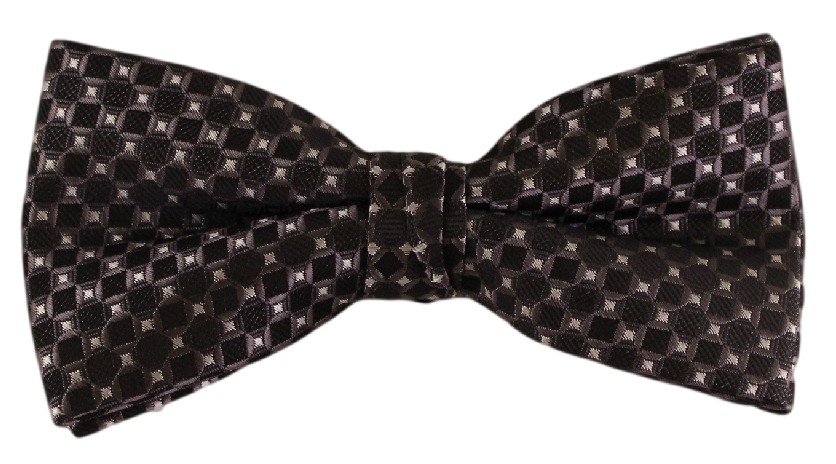 Black and Gray Checker Pattern Bow Tie | eBay