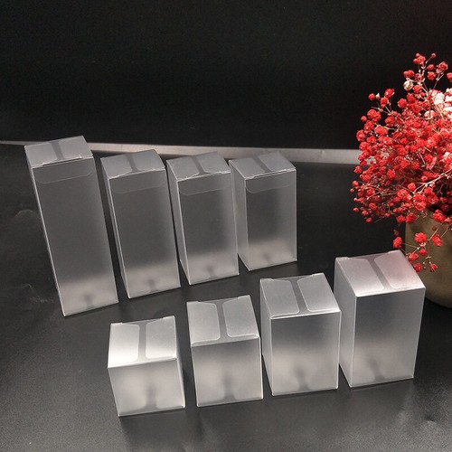 25X Semi-Sheer Frosted PVC Boxes Favour Toy Display Packaging Gift ...