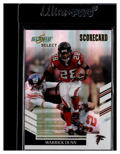 2007 Score Select Scorecard #71 Warrick Dunn /100 | eBay