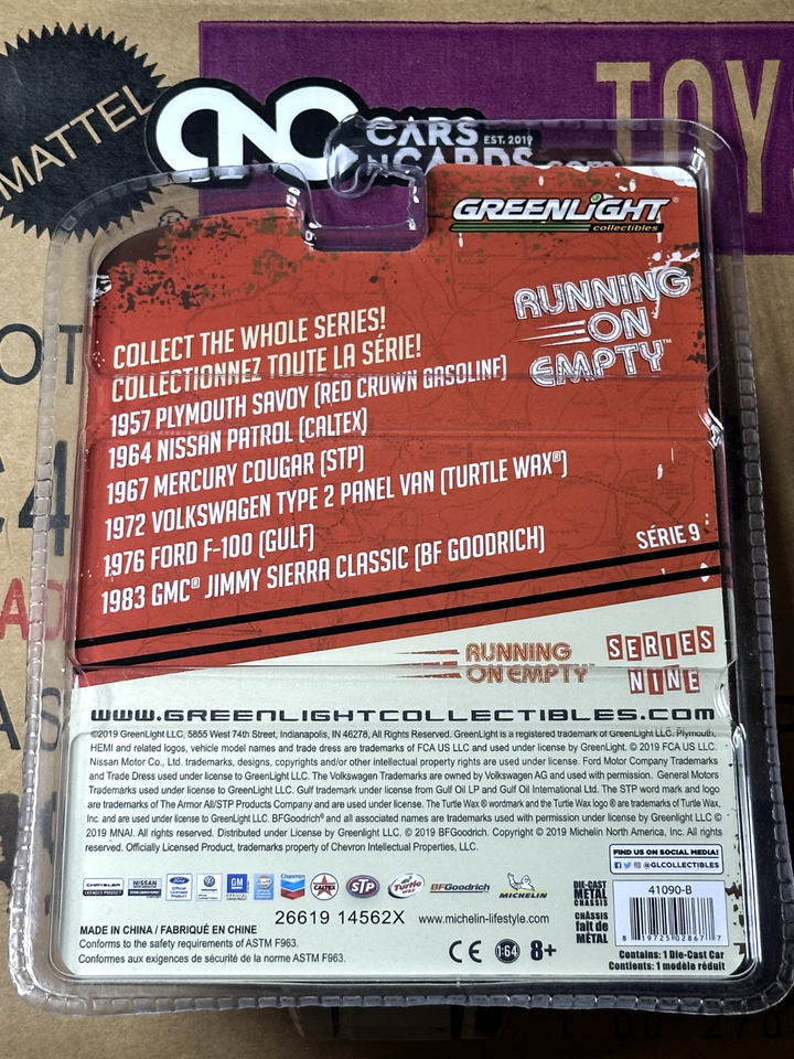 Greenlight Running on Empty 1964 Nissan Patrol Caltex Green Machine ...