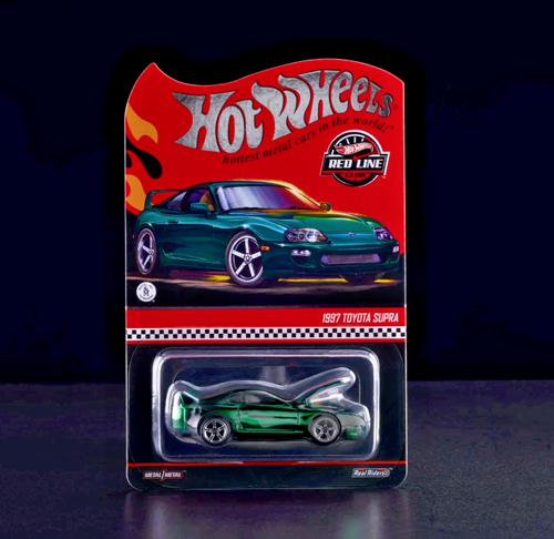 🔥 🔥Hot Wheels RLC Exclusive Spectraflame Green 1997 Toyota Supra Mk4 ...
