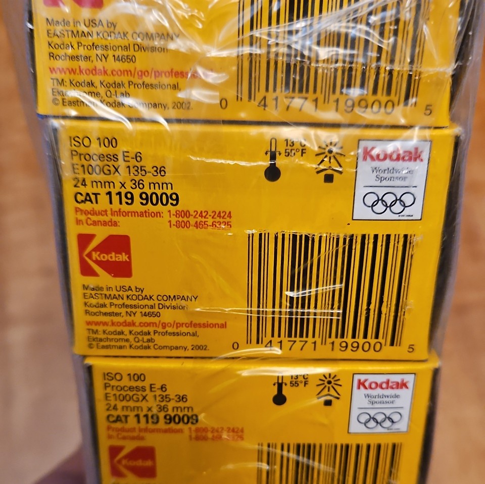 20 Kodak Professional Ektachrome Transparency Film E100 GX 135-36 Exp ...