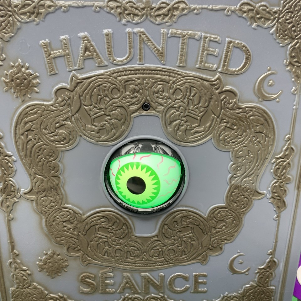 Haunted Living 10” Haunted Seance Animated Book LED Halloween Decor Eye ...